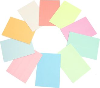 Cabilock 10 Blatt Teiliges DIY Bunte Bastel schaumpapiere Zuschneidbar Rei&szlig;fest Vielseitig f&uuml;r Handarbeiten und Kreative Bastelprojekte