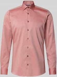 Olymp Level 5 Slim Fit Business-Hemd mit Kentkragen