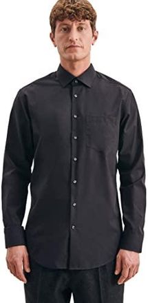 Seidensticker Chemise business homme Seidensticker - coupe classique - sans repassage - col Kent - manches longues - 100 % coton