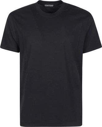 Tom Ford Homme, Tops, Noir, Taille: L Jcs004-Jmt012 T-Shirt