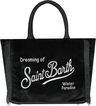 MC2 Saint Barth Femme, Sacs, Noir, Taille: ONE Size Colette Velvet Bag