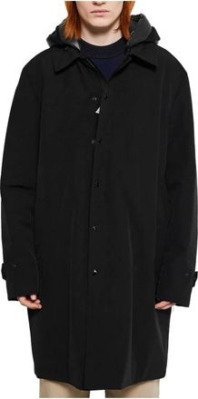 Moncler Langer Daunenparka-Mantel - Schwarz - - Coats - Damen - Schwarzk - M