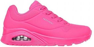 Skechers Uno Stand On Air Sneaker f&uuml;r Damen, Keilabsatz (Leuchtend Pink)