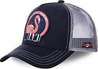 Von Dutch Casquette Homme & Femme Ajustable, Casquette Trucker, Coupe d&eacute;contract&eacute;e, Toutes Les Saisons et Durable, Noir, Rose, Taille TU