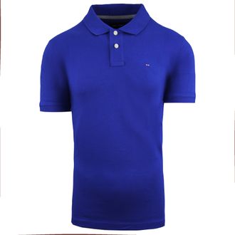 Eden Park Paris Cotton Blue Polo -Hemd