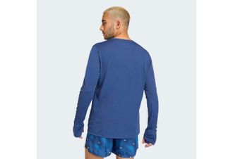 adidas Performance Laufshirt RUN ESS LS M f&uuml;r Erwachsene, sportlicher Stil, aus Polyester