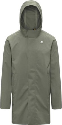 K-Way Homme, Vestes, Vert, Taille: L Veste Trois-Quarts