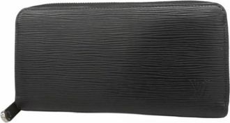 Louis Vuitton unisex, Pre-owned, Noir, Taille: ONE Size Portefeuille en tissu Pre-owned