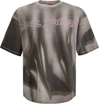 Diesel Homme, Tops, Gris, Taille: L T-Boxt-Show-V2 T-shirt