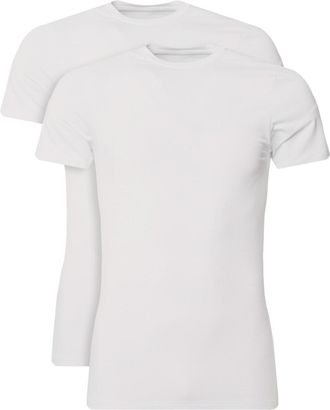 Resteröds T-Shirt-Set 27040 2 Weiß Slim Fit