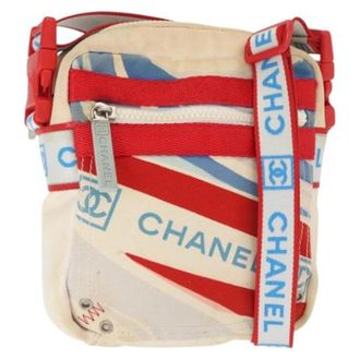 Chanel Pre-owned Vintage Canvas Crossbody Bag - - Pre-owned - Damen - Mehrfarbig - ONE SIZE