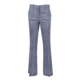 Circolo 1901 Femme, Pantalons, Bleu, Taille: 40 FR Pantalone Flared