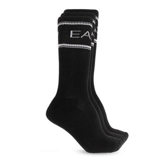Emporio Armani Chaussettes Athl&egrave;te Dynamique - Homme - Sous-v&ecirc;tements - Noir - Taille: L/Xl