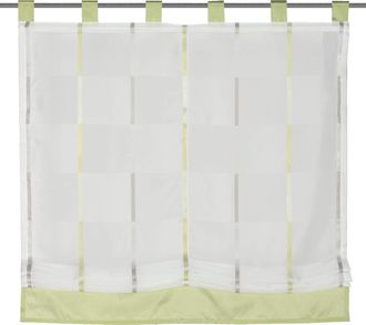Home Fashion Home fashion Schlaufenrollo, Gr&uuml;n