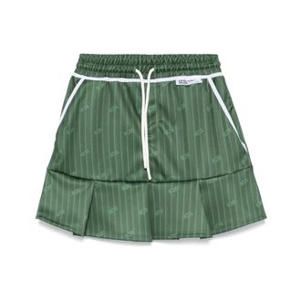 GCDS Gr&uuml;ner Rock mit Elastischem Bund und Taschen - - Skirts - Damen - Gr&uuml;n - S