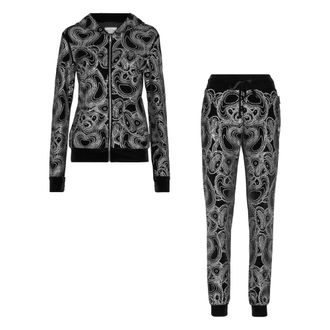 Philipp Plein Femme, Combinaisons et Ensembles, Noir, Taille: 40 FR Teddy Tracksuit