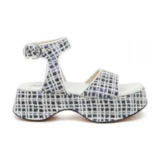 AGL Flat Sandalen - - Shoes - Damen - Blau - 40 EU