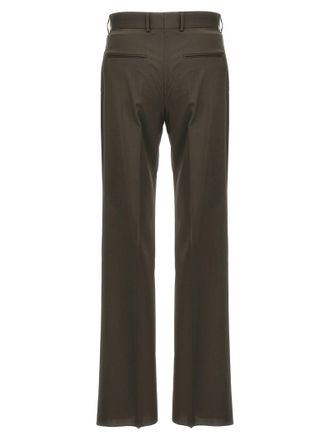 Fendi Mens Bicolor Wool Dress Pants