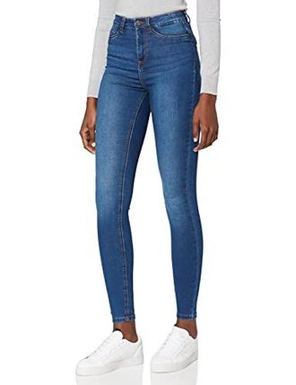 Noisy May Noisy May NOS DE NMCALLIE HW Skinny Jeans Noos, Bleu (Medium Blue Denim Medium Blue Denim), 36 /L30 (Taille Fabricant: 27) Femme