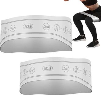 Generic Widerstandsb&auml;nder f&uuml;r das sportliche Training - Widerstandsband f&uuml;r Ges&auml;&szlig;, Stretchg&uuml;rtel f&uuml;r Zuhause, f&uuml;r Sport, Yoga, Pilates und Krafttraining zu Ha