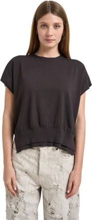 Liviana Conti Femme, Pulls, Brun, Taille: 40 FR T-shirt en maille