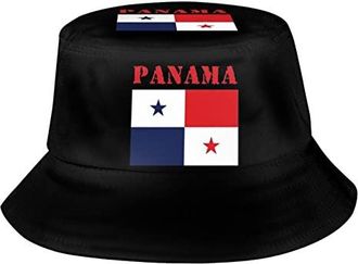Generic Bucket Hat Joli Drapeau du Panama Mode Chapeau De P&ecirc;cheur Duveteux Chapeau Bob pour Adolescents La Plage Voyage