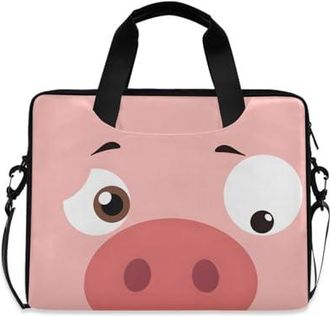 Alaza Sac pour ordinateur portable de 40,6 &agrave; 15,6 pouces - Motif t&ecirc;te de pingouin gris - Sac pour ordinateur portable de 40,6 &agrave; 15,6 - Sac fourre-tout pour 