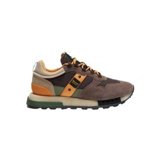 Blauer Homme, Chaussures, Brun, Taille: 43 EU Chaussures de sport en daim et tissu