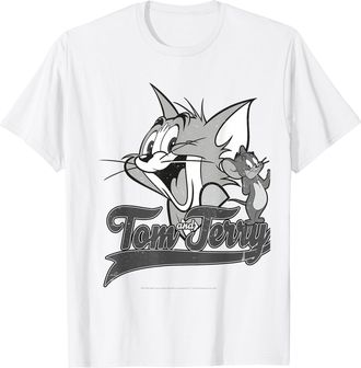 Tom & Jerry Greyscalesquare T-Shirt