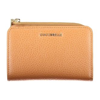 Coccinelle Femme, Accessoires, Brun, Taille: ONE Size Portefeuille Souple M&eacute;tallis&eacute;