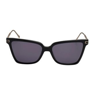 Ferragamo Femme, Accessoires, Noir, Taille: ONE Size Rectangle Lunettes de soleil