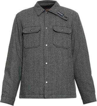 Woolrich Doudoune &agrave; motif chevrons - Homme - Vestes - Gris - Taille: XL