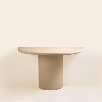 Madura Console Murale Eliz Beige poudr&eacute; - BEIGE