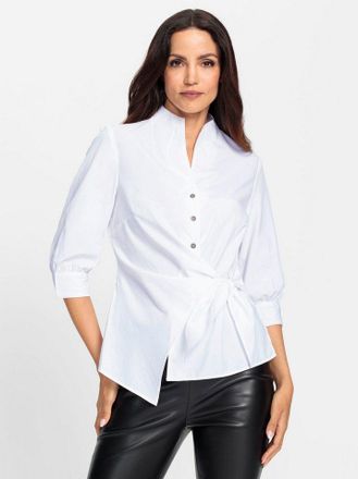 Heine Klassische Bluse Wickelbluse 3/4-Arm