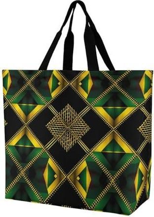 Generic Motif En Losange Sac A Main Femme D&eacute;contract&eacute; Sacs R&eacute;utilisable Sac Fourre-Tout Pour Shopping Quotidienne Plage