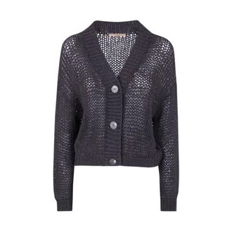 Roberto Collina Damen, Strickwaren, Braun, MGr&ouml;&szlig;e