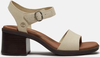 Timberland Bellevaux Sandale mit Fersenriemen f&uuml;r Damen in Hellbeige, Damen, Beige, Gr&ouml;&szlig;e