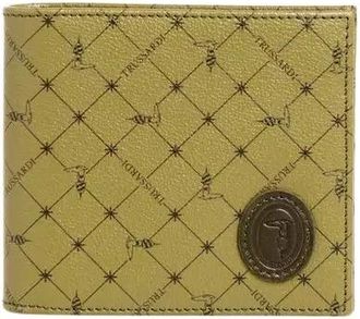 Trussardi Homme, Accessoires, Vert, Taille: ONE Size Monogram Wallet