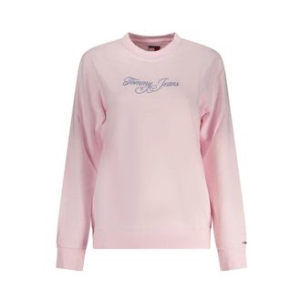 Tommy Hilfiger Femme, Sweatshirts et sweats &agrave; capuche, Rose, Taille: 44 FR Cotton SweaT-shirt