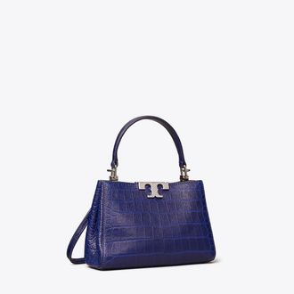 Tory Burch Damen Weiche Mini Eleanor Henkeltasche mit Krokopr&auml;gung
