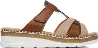 Rieker Pantoletten Rieker CEO-V1291-90 Hellbraun