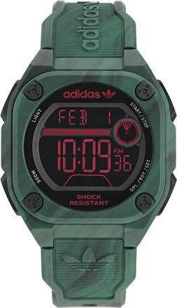 adidas unisex, Accessoires, Vert, Taille: ONE Size City Tech Two Watch