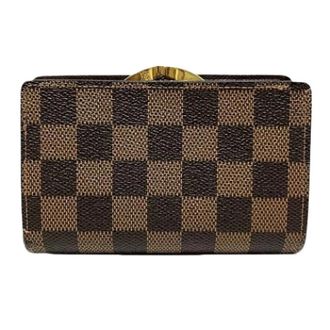 Louis Vuitton Portefeuille Damier doccasion (bi-pli) - Femme - Pre-owned - Brun - Taille: ONE Size