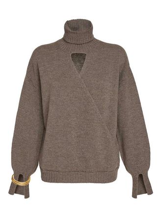 Simona Corsellini Pull Col Rond - Beige