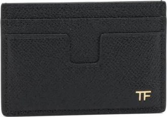 Tom Ford Portemonnaies - Small Grain Leather Card Holder - Gr. unisize - in Schwarz - f&uuml;r Damen