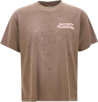 SATISFY MothTech T-Shirt - - Sport - Herren - Braun - L