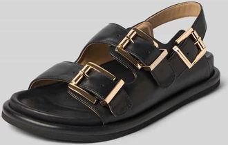 Alma En Pena Sandalette aus Leder mit Riemen und Dornschlie&szlig;en