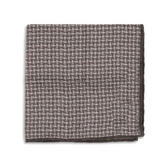Brunello Cucinelli Homme, Accessoires, Brun, Taille: ONE Size Pochette de Costume en Soie