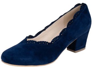 Hirschkogel Damen Pumps, d.blau, 37 EU