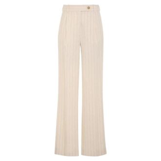 Zimmermann Luminosity Pleat Front Pant - - Trousers - Damen - Wei&szlig; - M